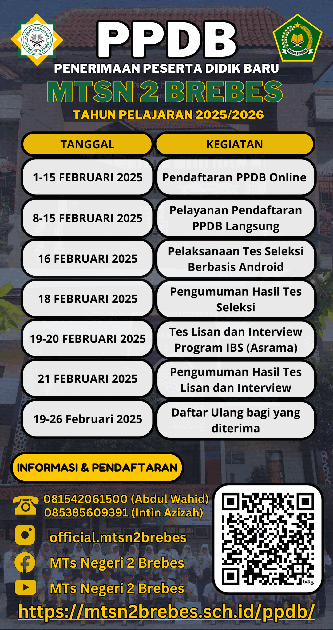 PPDB - MTs Negeri 2 Brebes