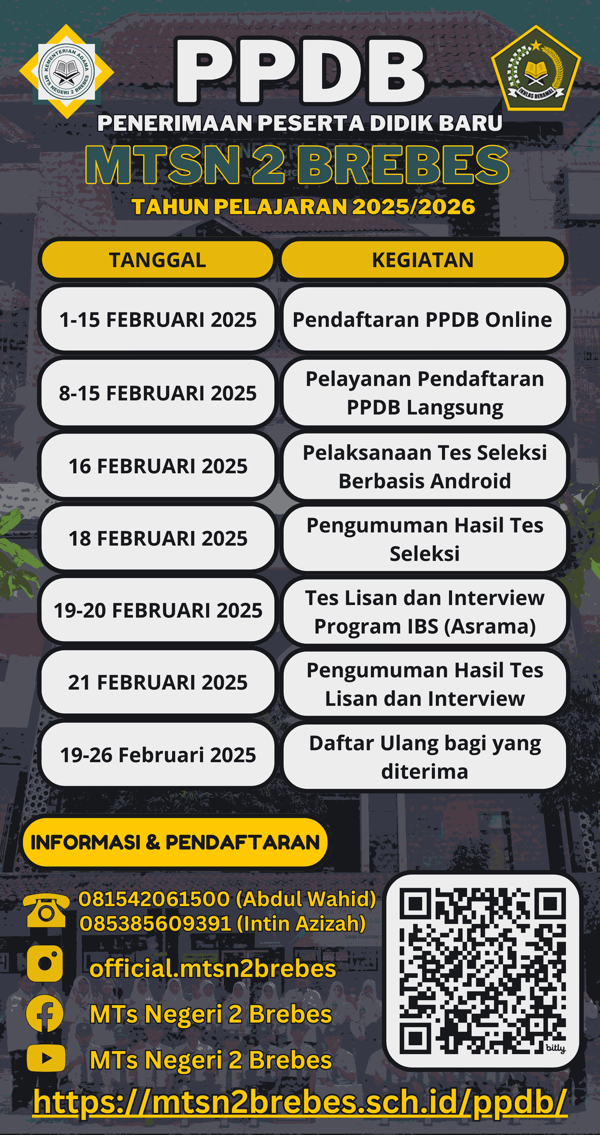 PPDB - MTs Negeri 2 Brebes